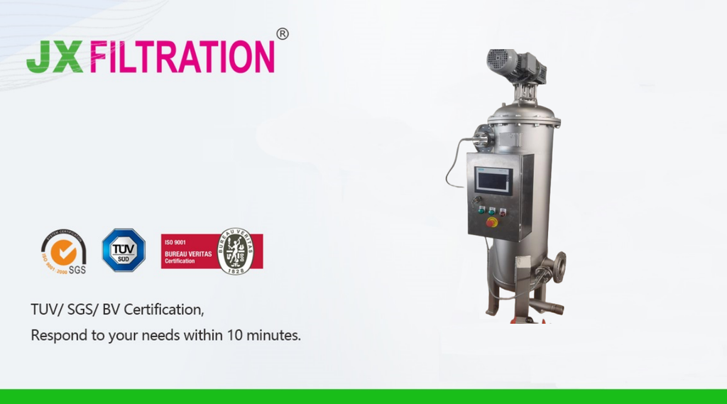 Why choose JX- Scraper self cleaning filter?