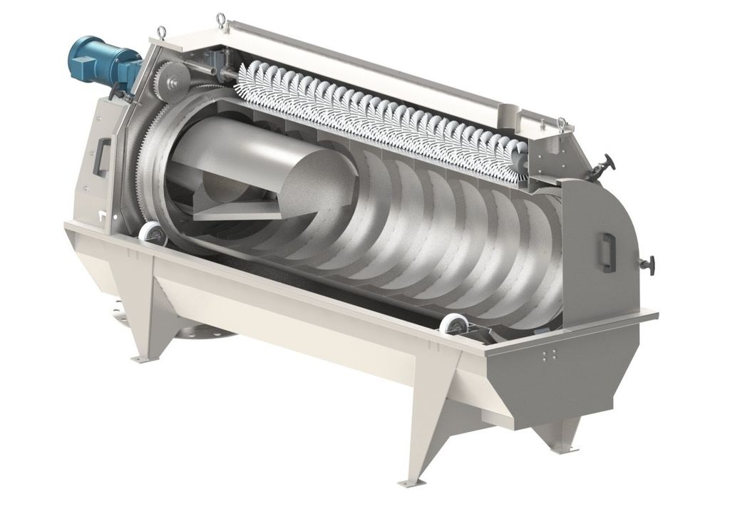 Stainless Steel Internally Fed Rotary Drum Filter - Waste Water ...
