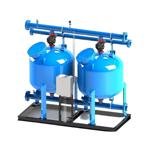 What are the benefits of sand filters for the industrial industry?