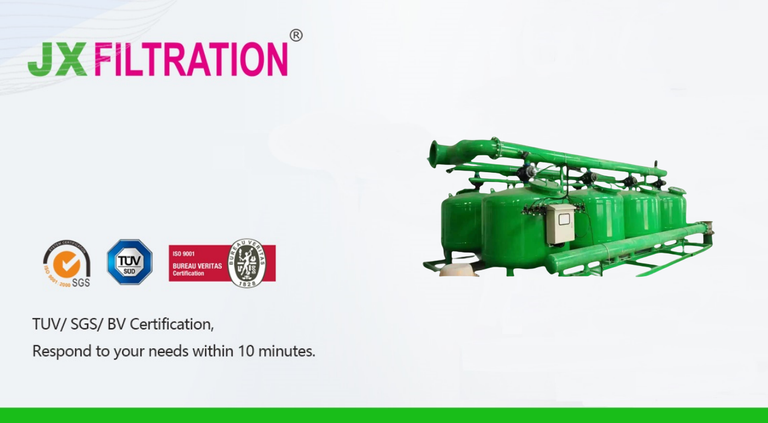 What are the benefits of sand filters for the industrial industry?