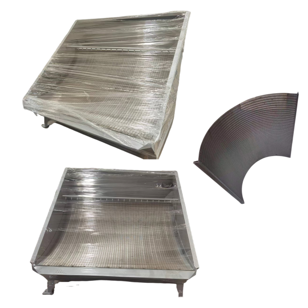 How is sieve bend filter used in the food industry?