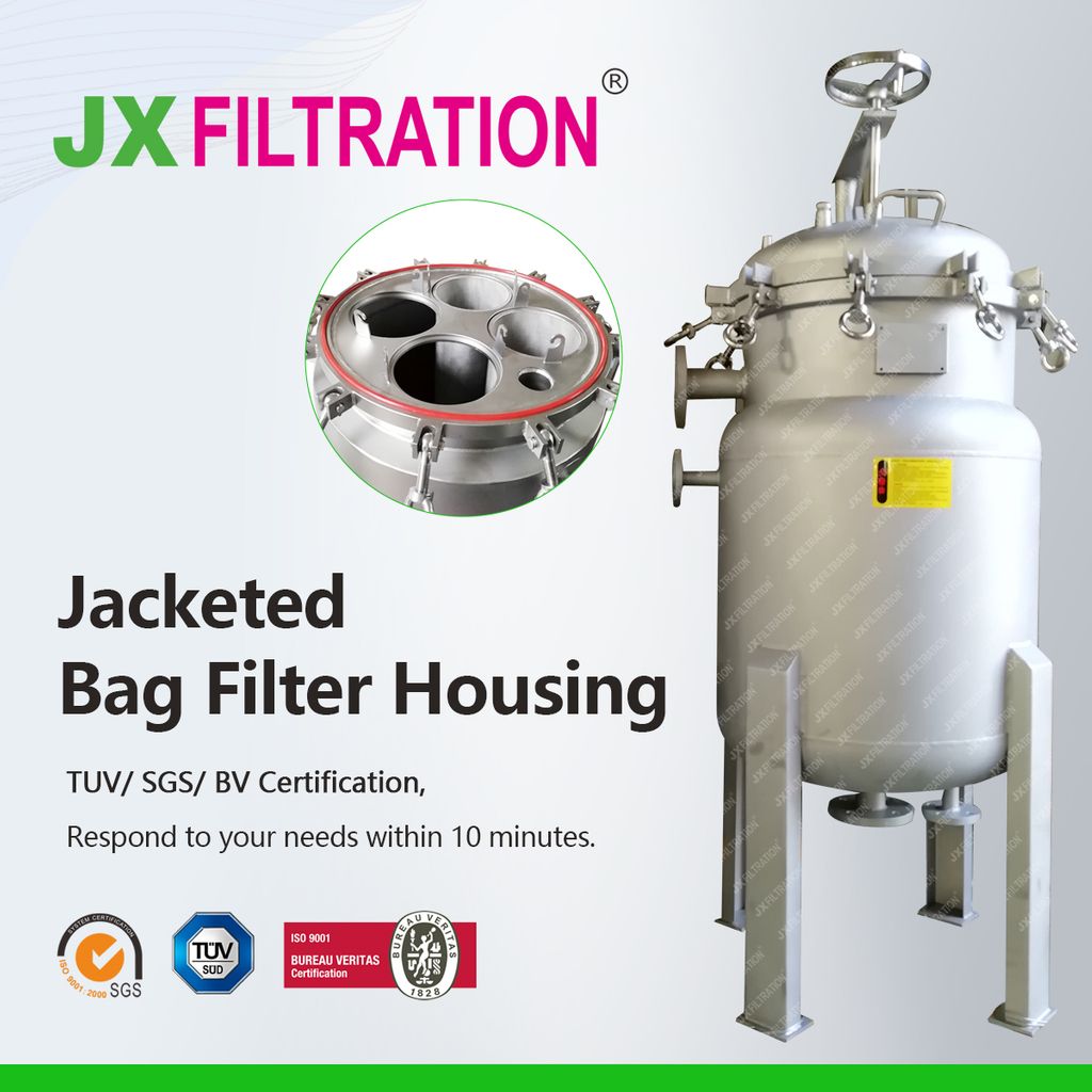 Jacketed Bag Filter Housing for Chemical Industry - Filtration Equipment