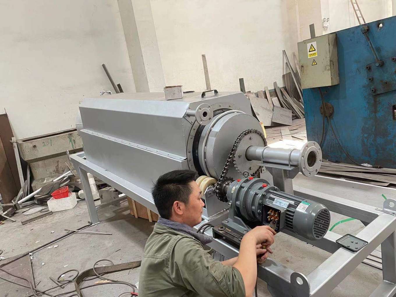 Singapore+Rotary Drum Filter+Dye industry - JX Filtration