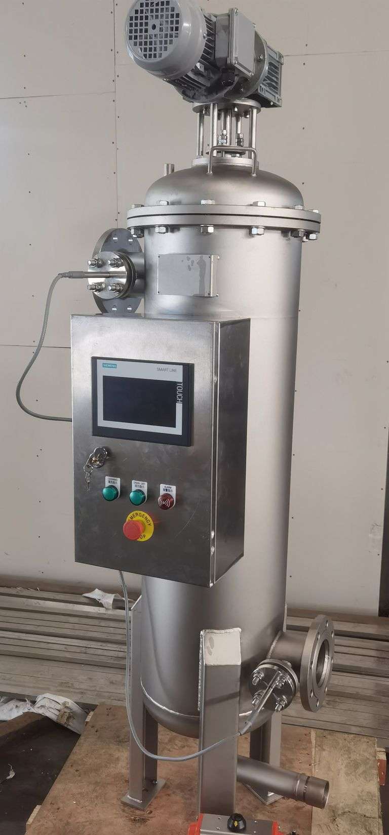 Pakistan+ Scraper Self Cleaning Filter+ Paint Industry - JX Filtration