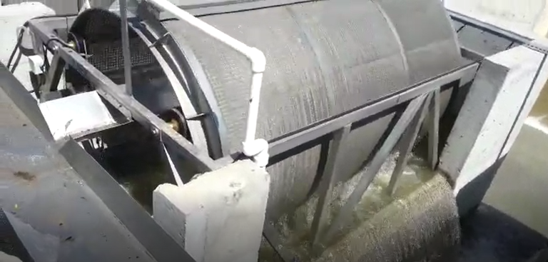 Thailand + Rotary Drum Filter + Seawater Aquaculture - JX Filtration