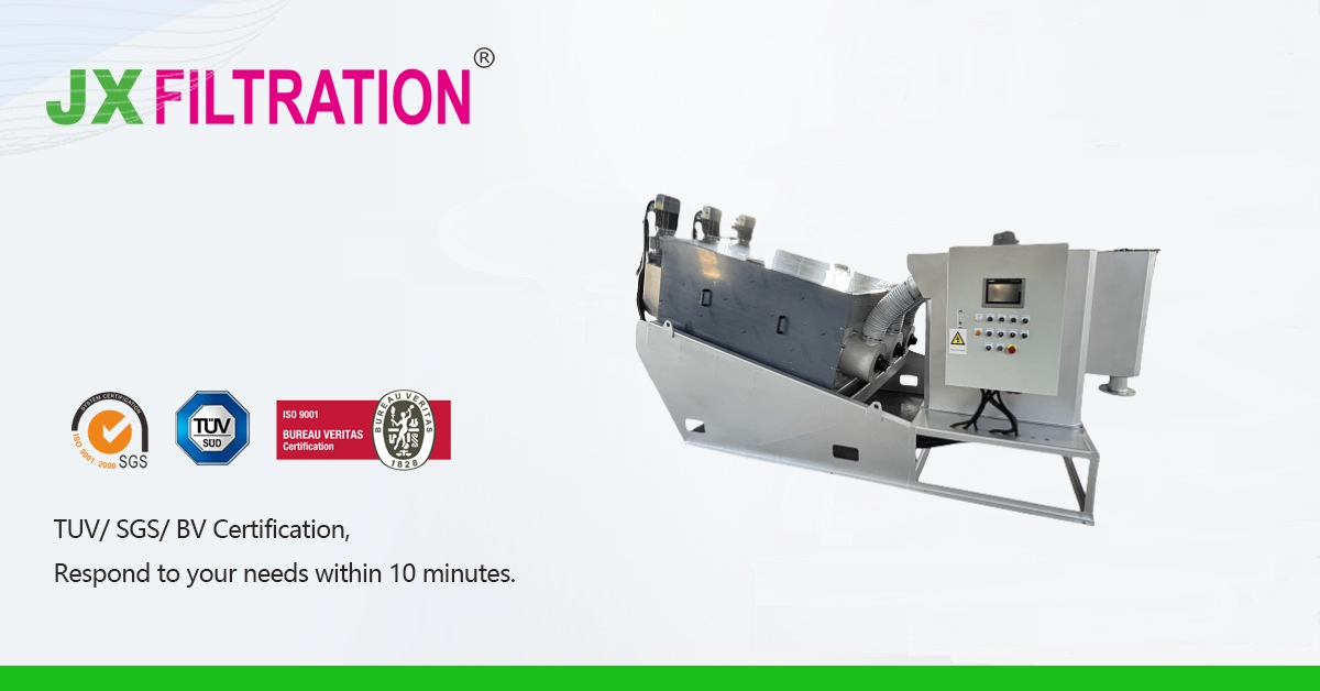Spain + Sludge Dewatering Press + Wastewater Treatment
